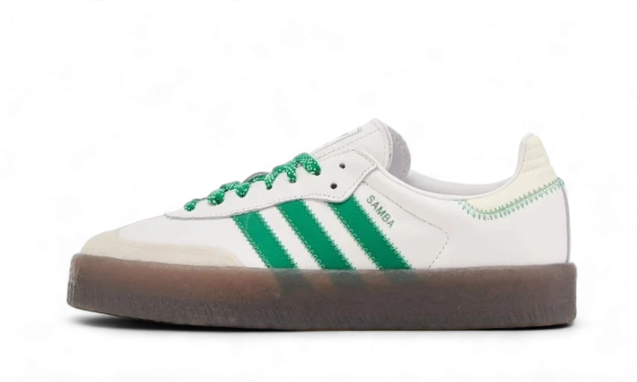 Adidas Sambae Cloud White Green (IE9105)